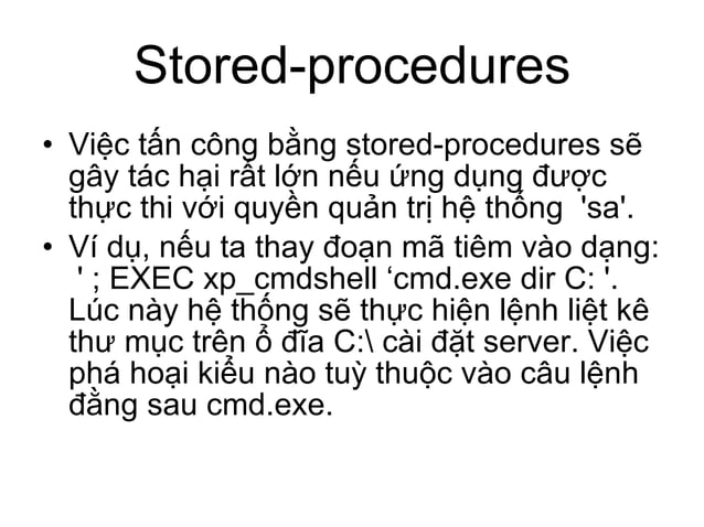 Sql Injection Demo It