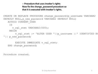 Sql injection invoker's right | PPTX | Databases | Computer Software and Applications