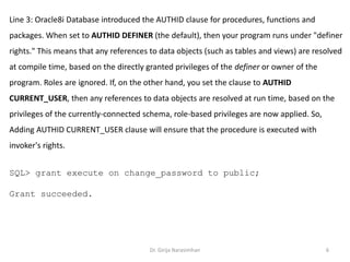 Sql injection invoker's right | PPT