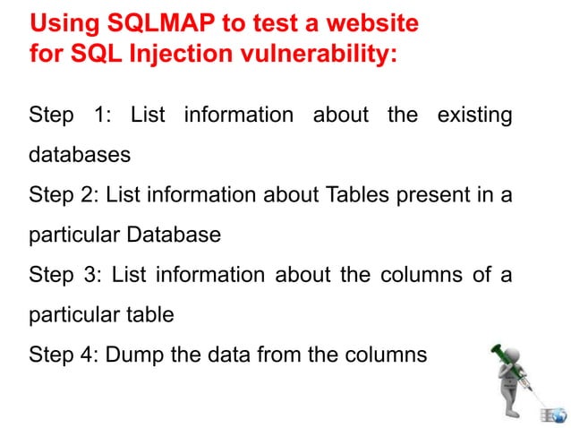 SQL Injection Stegnography in Pen Testing | PPT