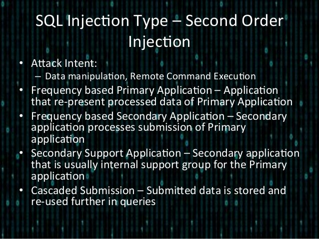 Sql Injection - Vulnerability and Security