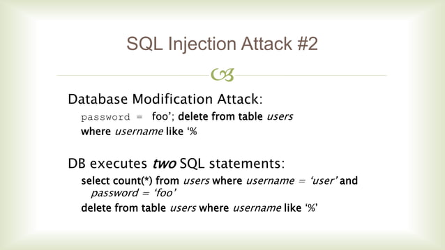 Sql injection | PPT