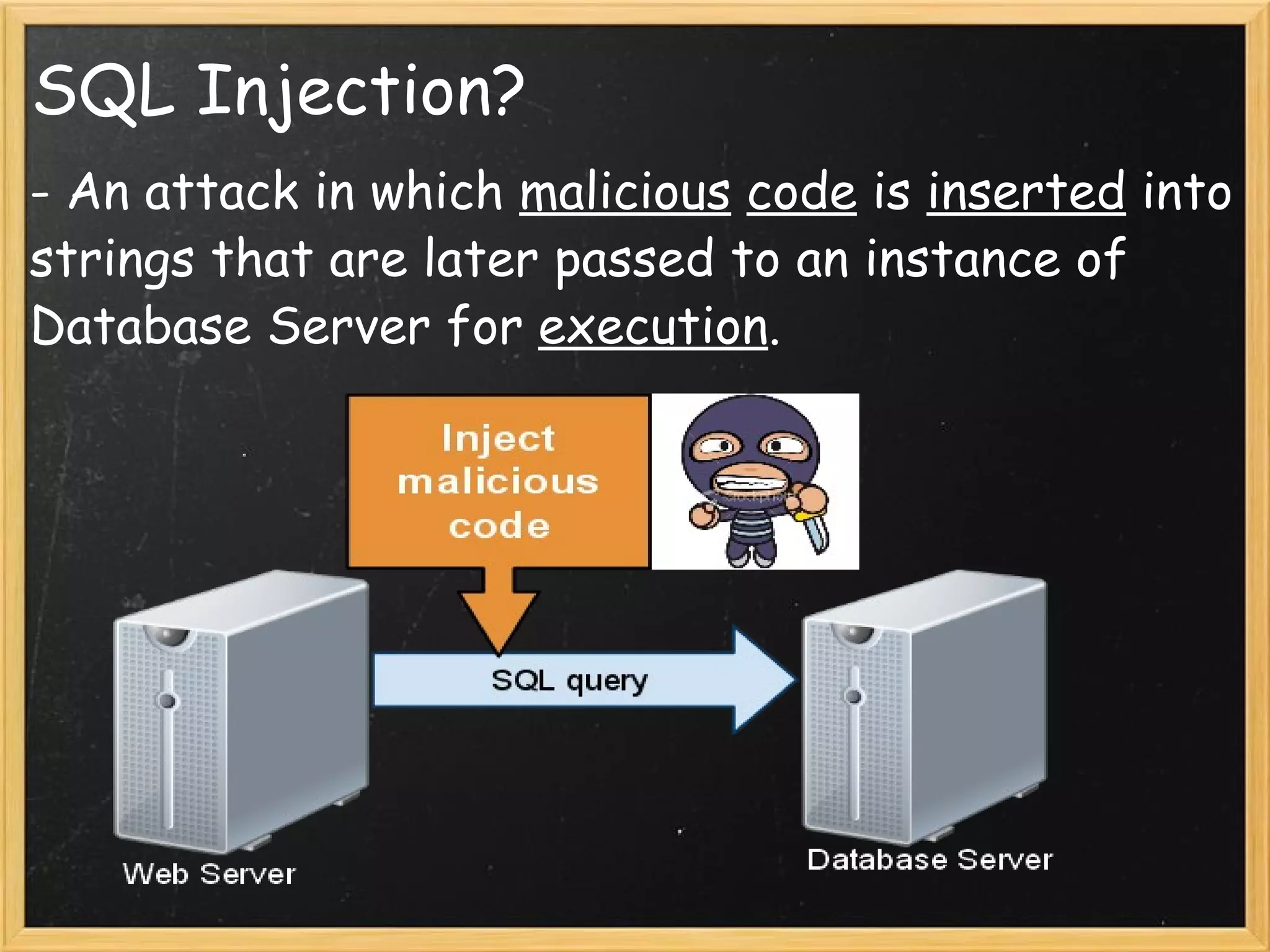 Sql Injection Attacks And Defense Presentatio 1 Ppt Databases Computer Software And