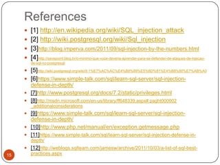 SQL Injection Attacks cs586 | PPT