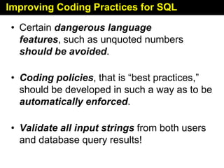 Sql injection brief for slideshare | PPT