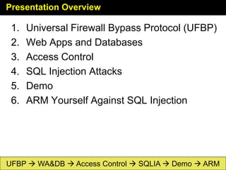 Sql injection brief for slideshare | PPT