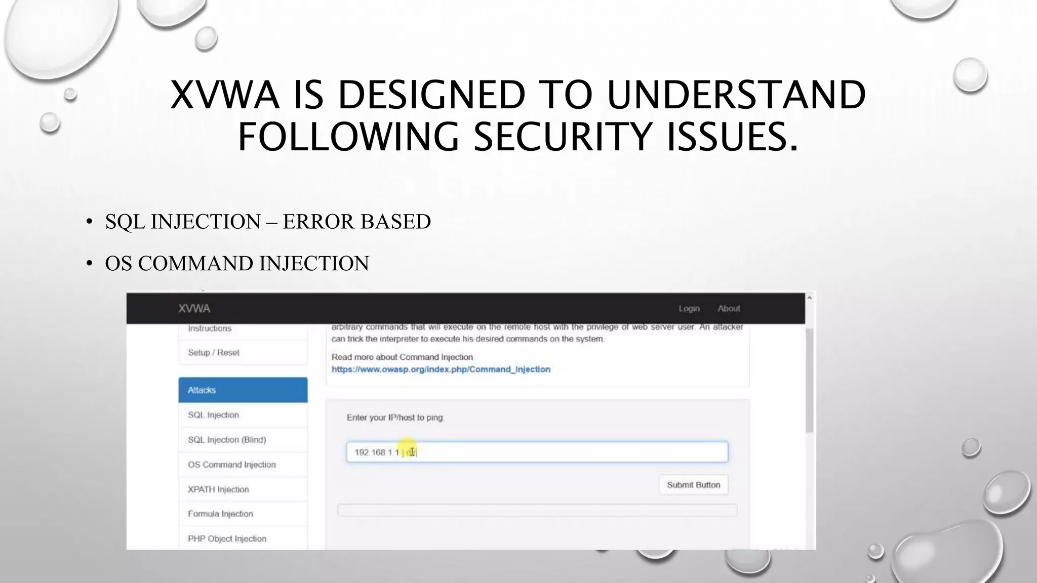 Sql Injection And Command Injection Ppt 8907