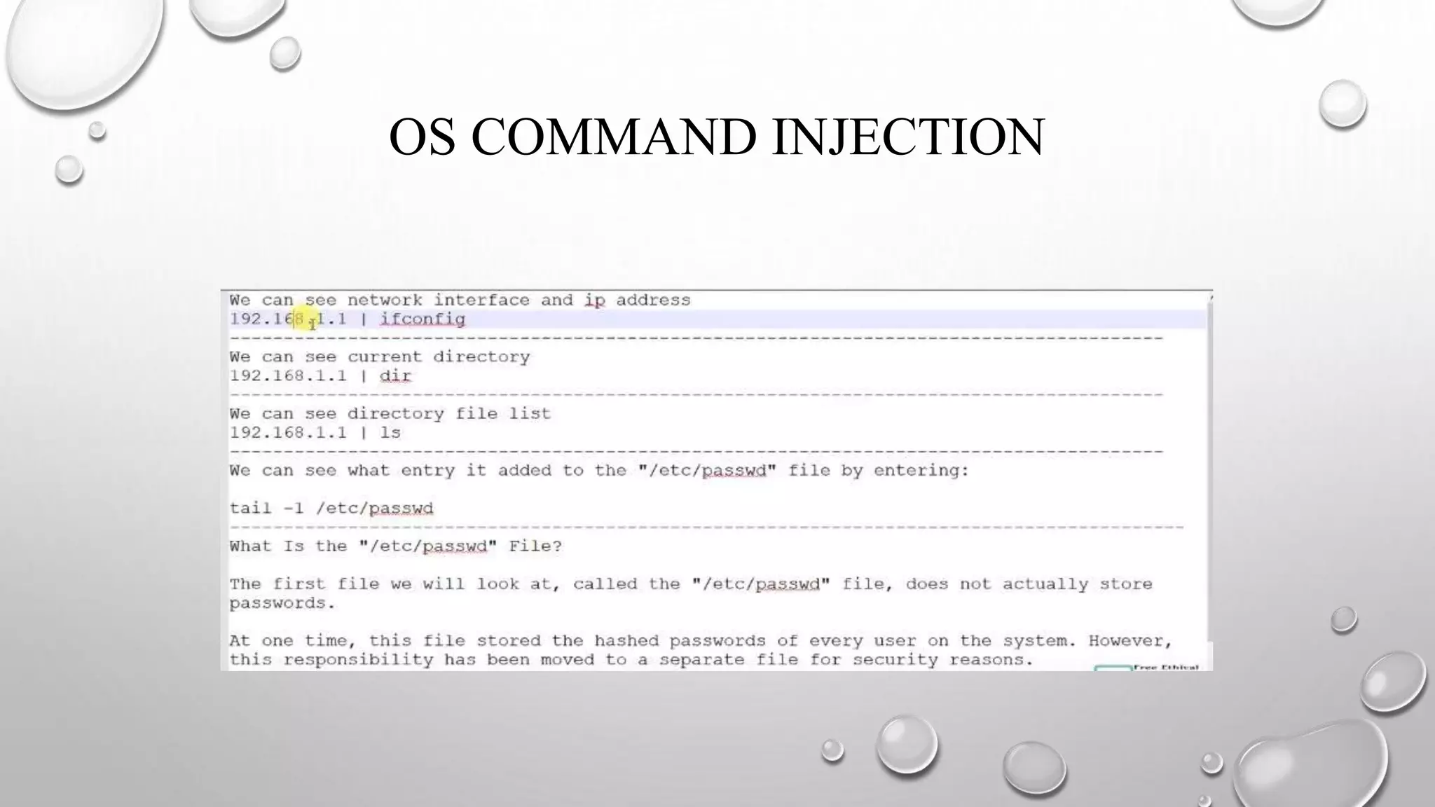 Sql Injection And Command Injection Ppt 9375
