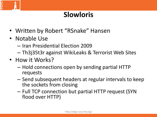 SQL Injection and DoS | PPT
