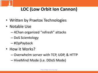 SQL Injection and DoS | PPT