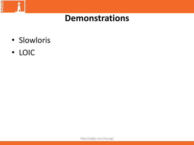 SQL Injection and DoS | PPT