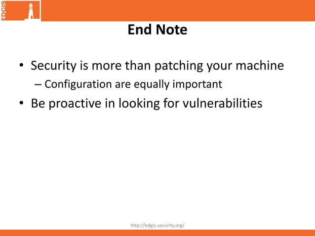 SQL Injection and DoS | PPT