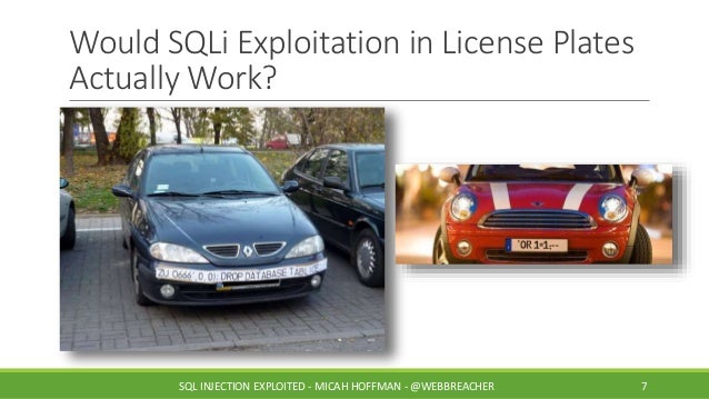 Sans Night Talk Sql Injection Exploited