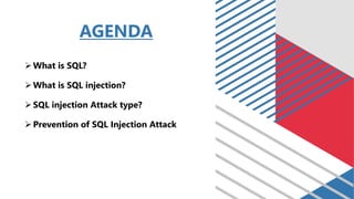Sql injection in cybersecurity | PPTX