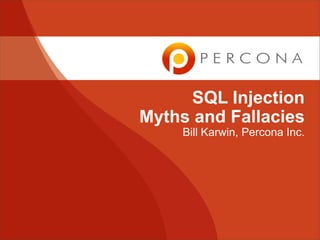 Sql Injection Myths and Fallacies | PDF