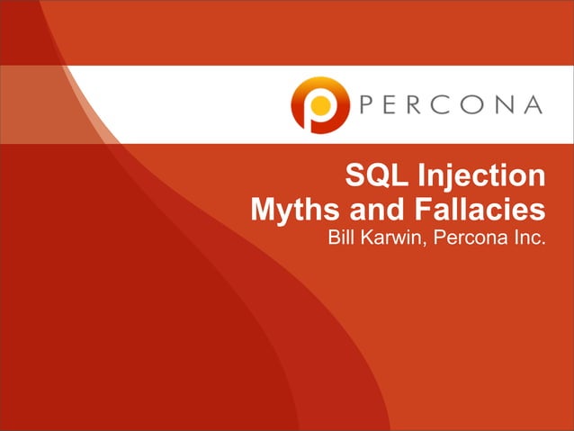 Sql Injection Myths and Fallacies | PDF