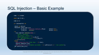 SQL Injections - Oracle | PPT