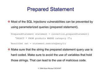 Introduction to SQL Injections | PPT