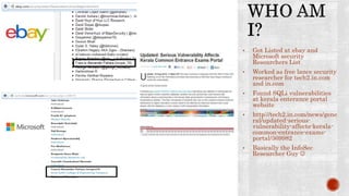 Sql Injections With Real Life Scenarious | PPTX | Web Development ...