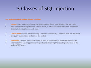 SQL Injections - A Powerpoint Presentation | PPTX