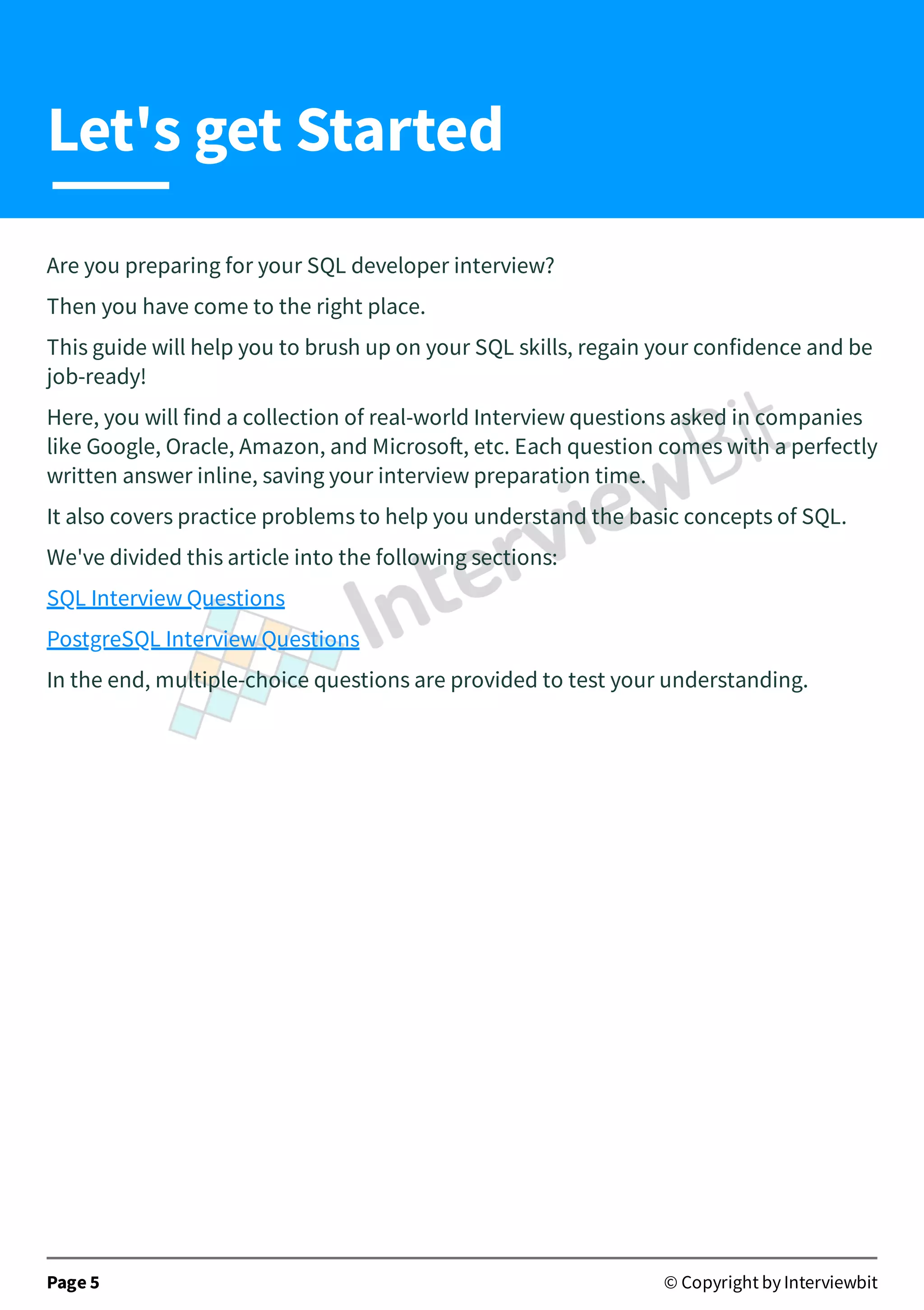 SQL Interview Questions - InterviewBit.pdf | Databases | Computer Software and Applications