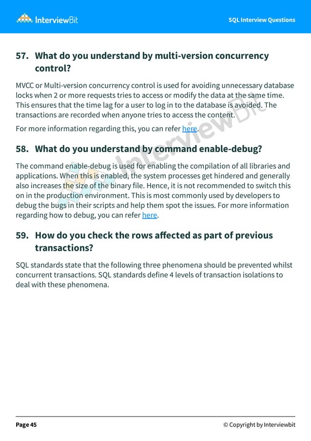 SQL Interview Questions - InterviewBit.pdf | Databases | Computer Software and Applications