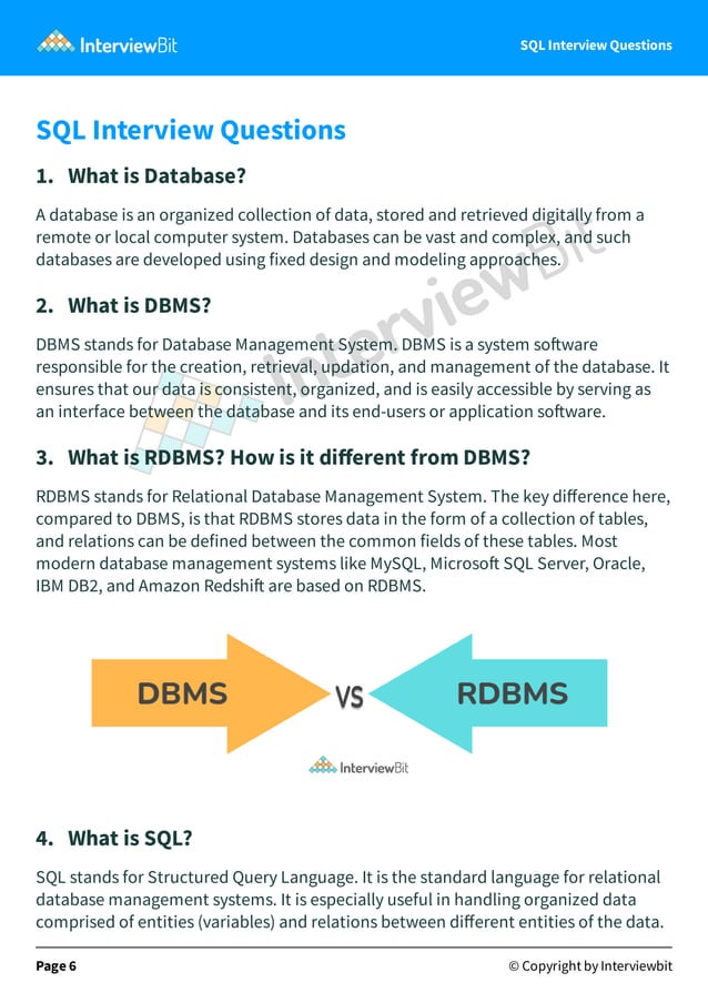 SQL Interview Questions - InterviewBit.pdf | Databases | Computer Software and Applications