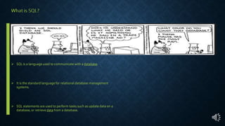 Sql introduction | PPT