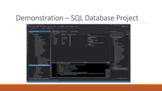 SQL in Version Control using SQL Server Database Projects | PPTX