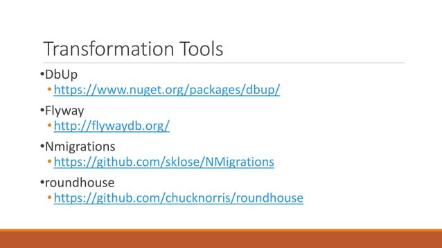 SQL in Version Control using SQL Server Database Projects | PPTX