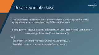SQLi for Security Champions | PPTX