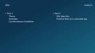 SQLi for Security Champions | PPTX