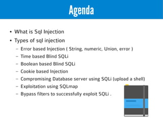 Practical Approach towards SQLi ppt | PPT
