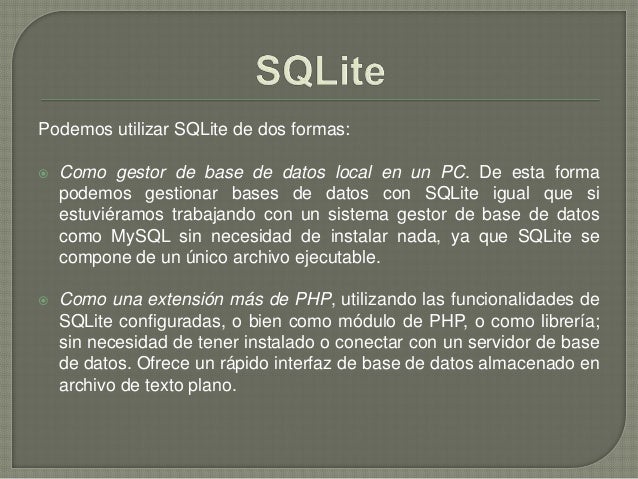 Sqlite Que Es Y Para Que Sirve - Image to u Sqlite Que Es Y Para Que Sirve - Image to u