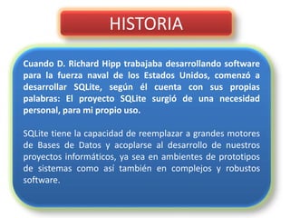 SQLITE-CONCEPTO | PPTX