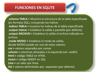 SQLITE-CONCEPTO | PPTX