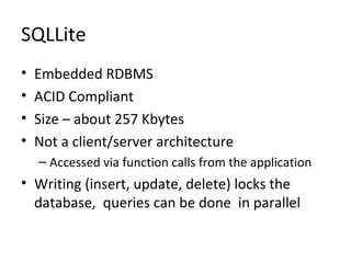 Sqlite | PPT