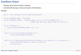 Android SQLite | PDF