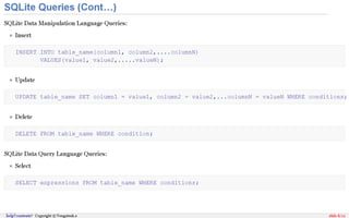 Android SQLite | PDF