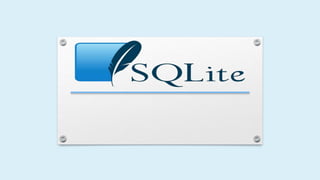 Sqlite | PPT