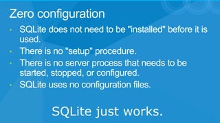 SQLite - Overview | PPTX