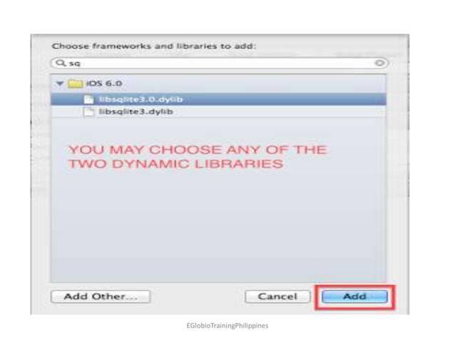 iOS Apps Development (SQLite Tutorial Part 1) | PPTX | Computer Software and Applications ...