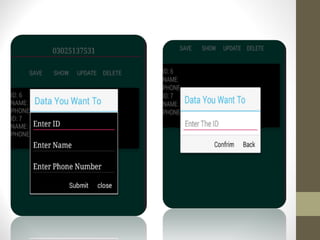 Sq lite database | PPT