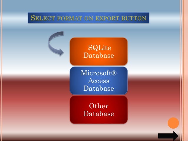 Repair and convert SQLite database with SQLite DB Recovery Tool Repair and convert SQLite database with SQLite DB Recovery Tool