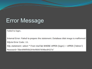 Sqlite Error Code 11 – Causes and Fixes | PPT