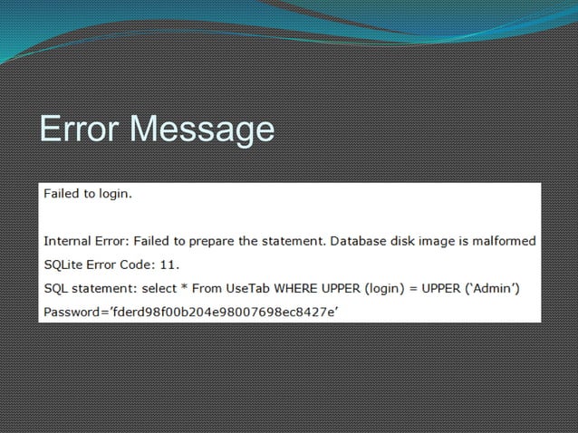 Sqlite Error Code 11 – Causes and Fixes | PPT