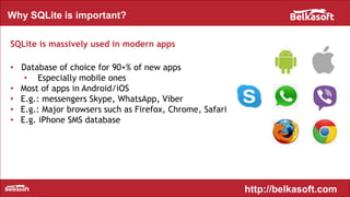 SQLite forensics - Free Lists, unallocated space, carving | PPT