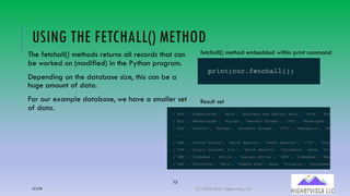 Sq lite module9 | PDF