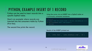 Sq lite module9 | PDF