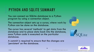 Sq lite module9 | PDF